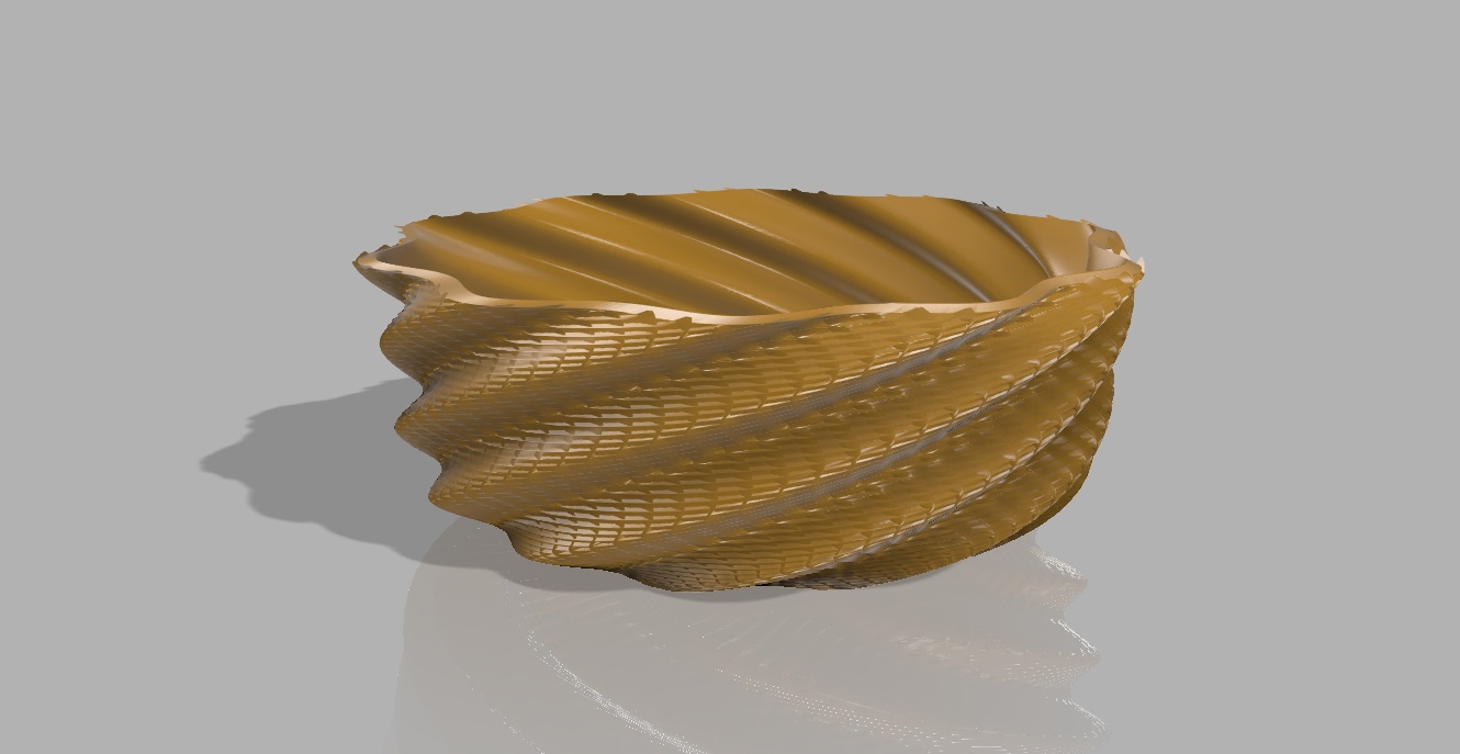 Bowl with elegant mesh decor. by Lolcio | Download free STL model ...