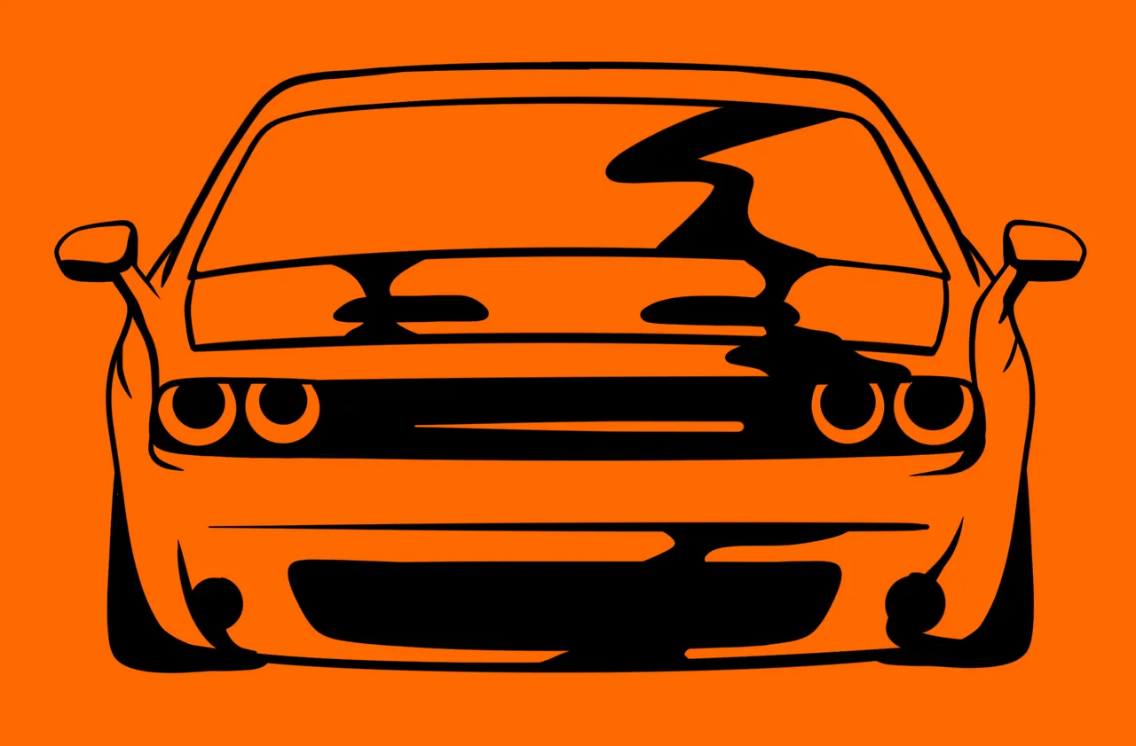 Hellcat Challenger Wall Art by Henrior | Download free STL model ...