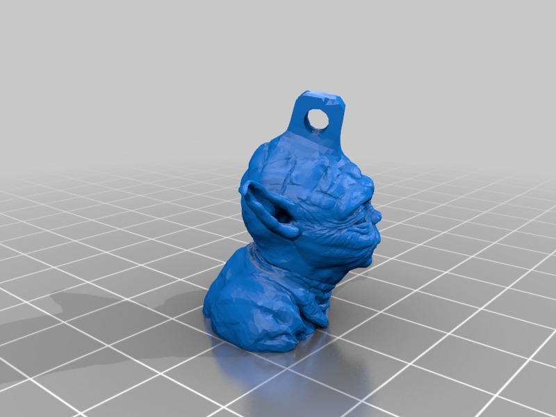 Yet Another Yoda - Keychain/Charm for Casting by PrintedSolid ...