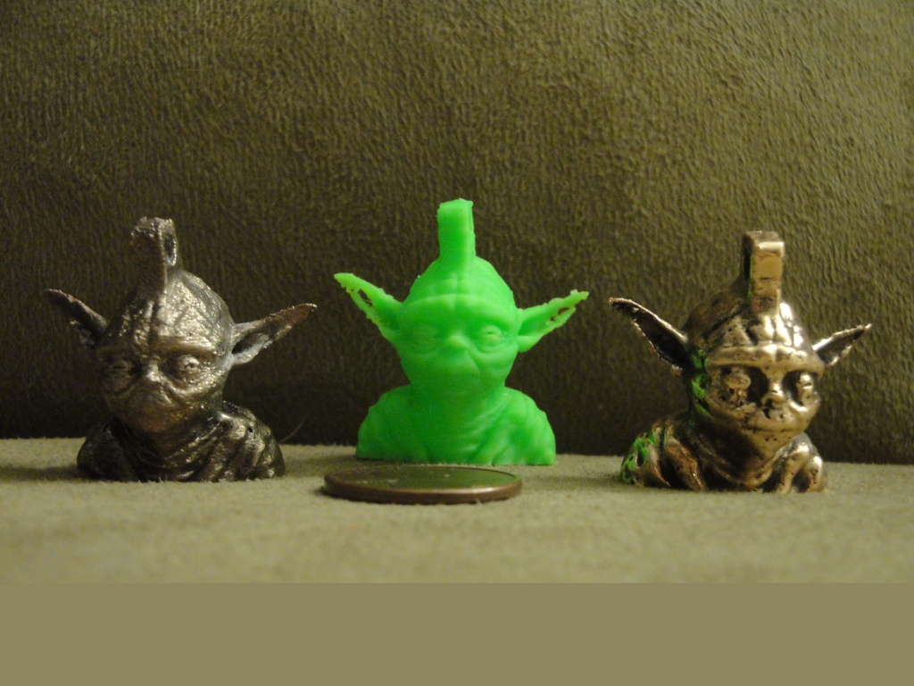 Yet Another Yoda - Keychain/Charm for Casting by PrintedSolid ...