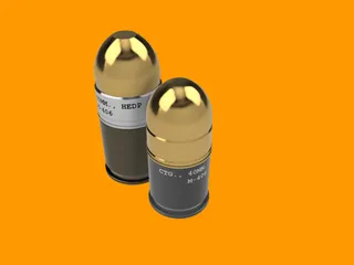 40MM GRENADE - M406 by ginoadriano | Download free STL model ...