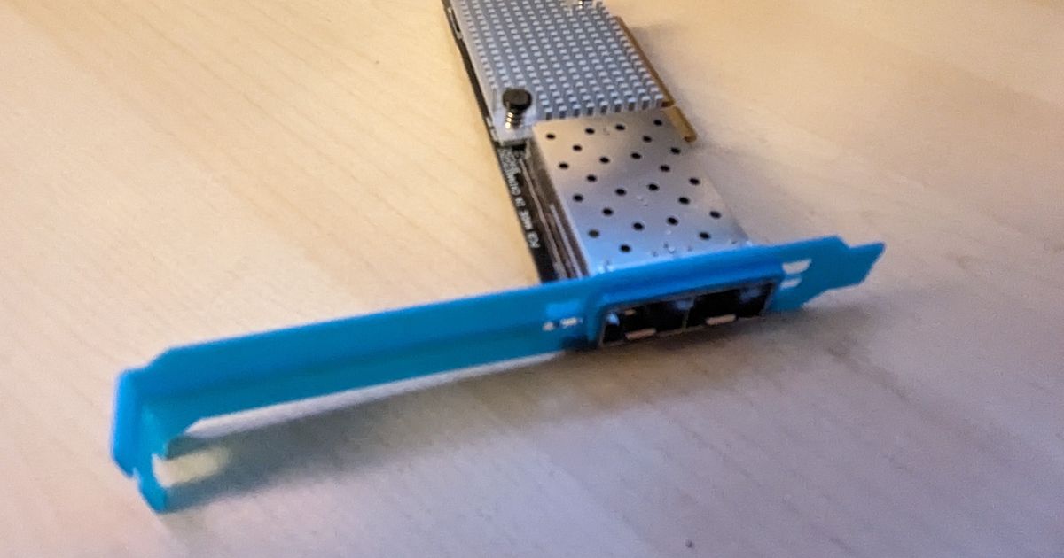 Full-height PCI Bracket by netWorms | Download free STL model ...