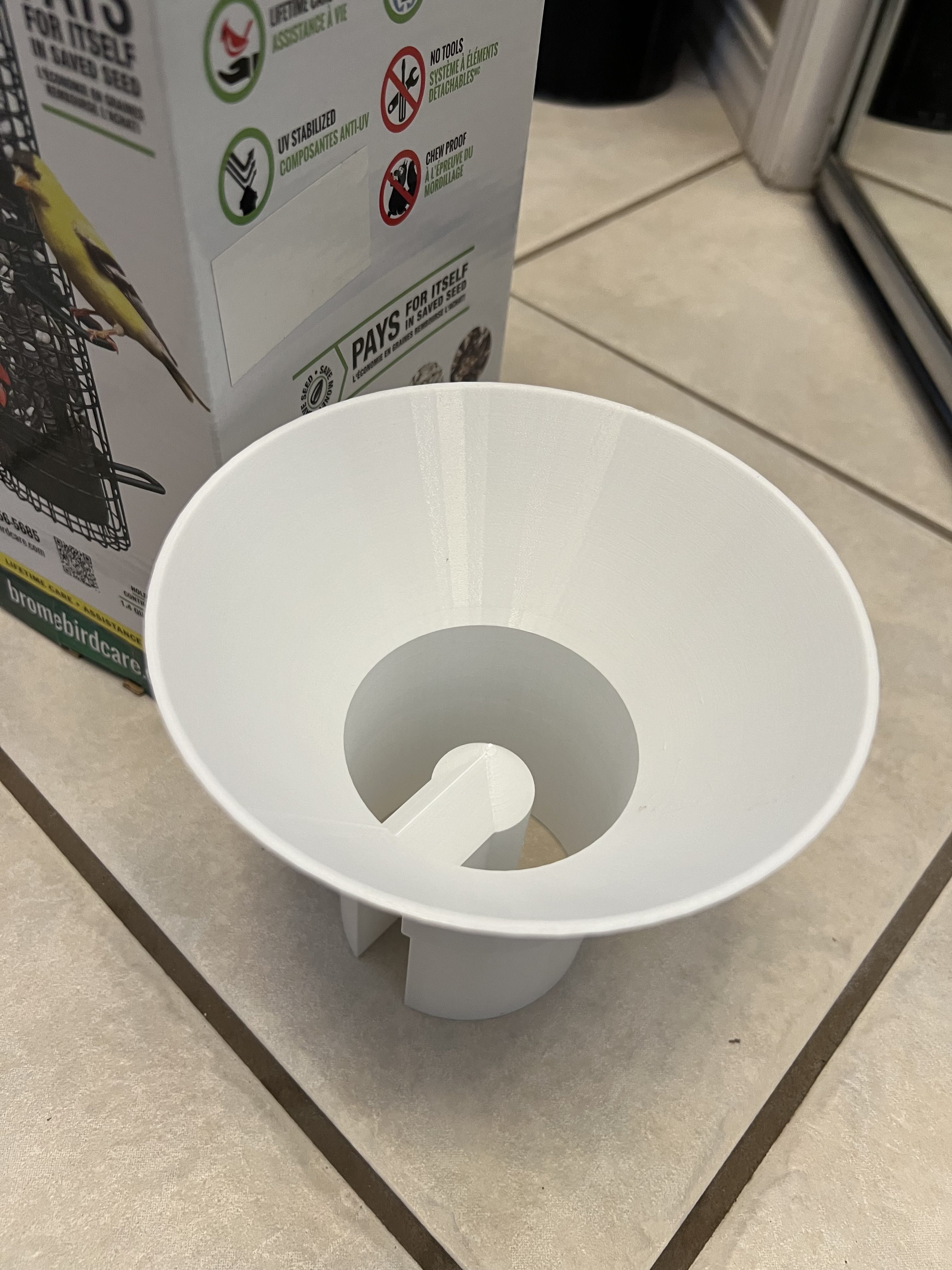 Squirrel Buster Bird Feeder Filler Funnel by Mike B | Download free STL ...