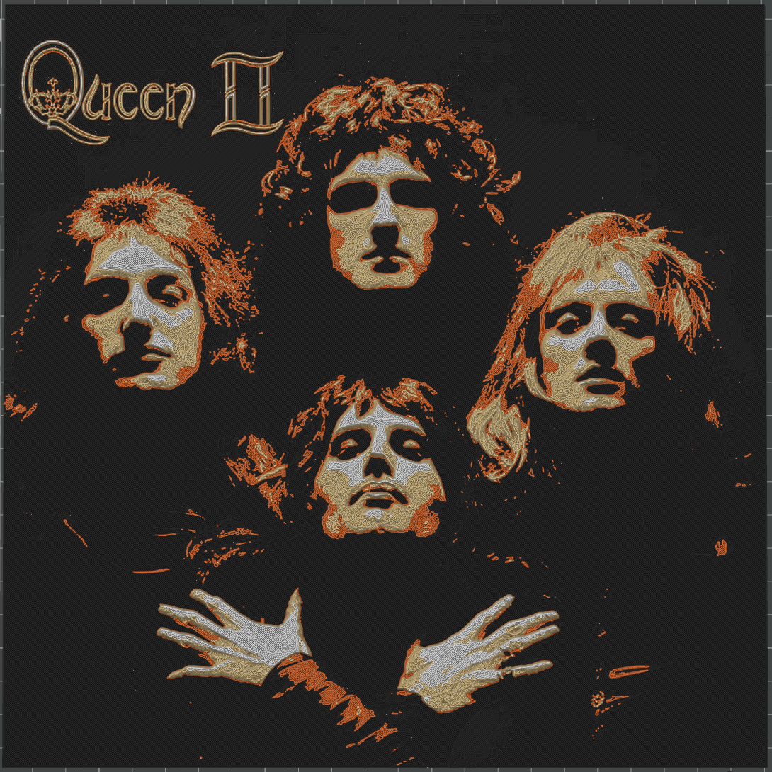 Hueforge - Queen II Album Cover by CloudyNostalgia | Download free STL ...