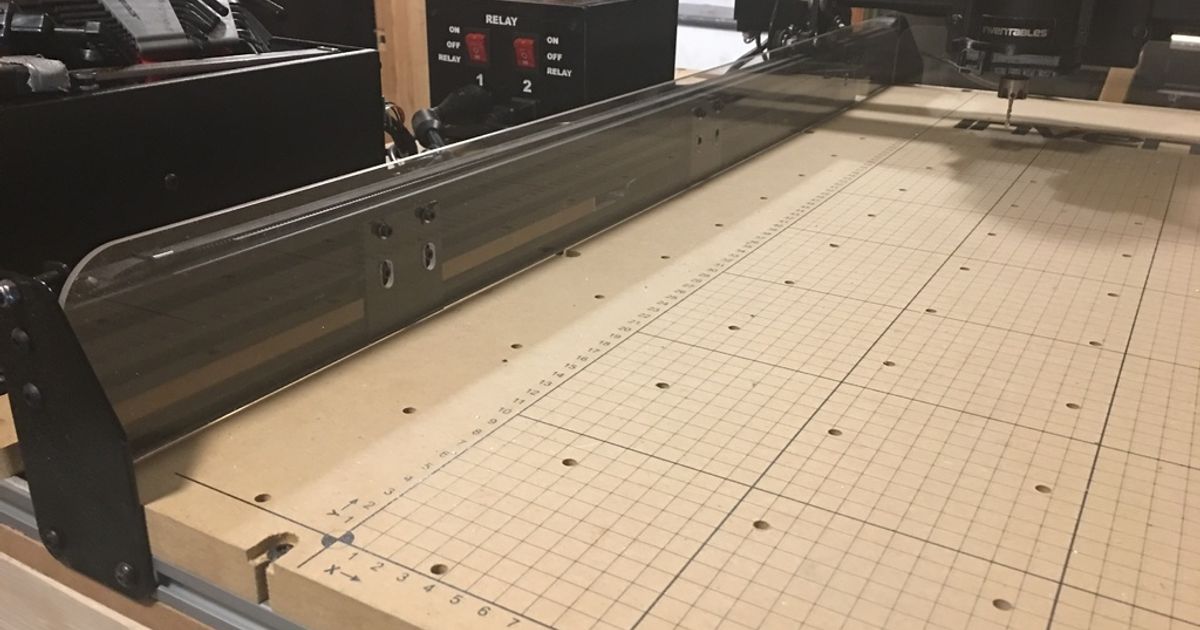 X-Carve Dust Rails Sides/Front/Back por drandolph | Descargar modelo ...