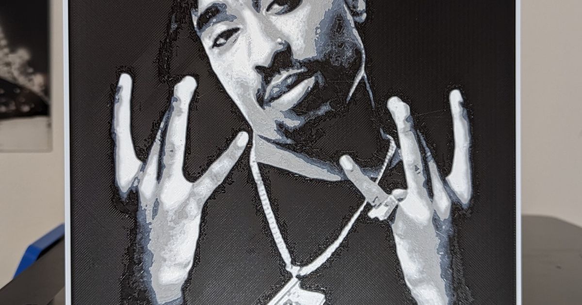 Tupac WestSide by PAPA Emeritus IV | Download free STL model ...