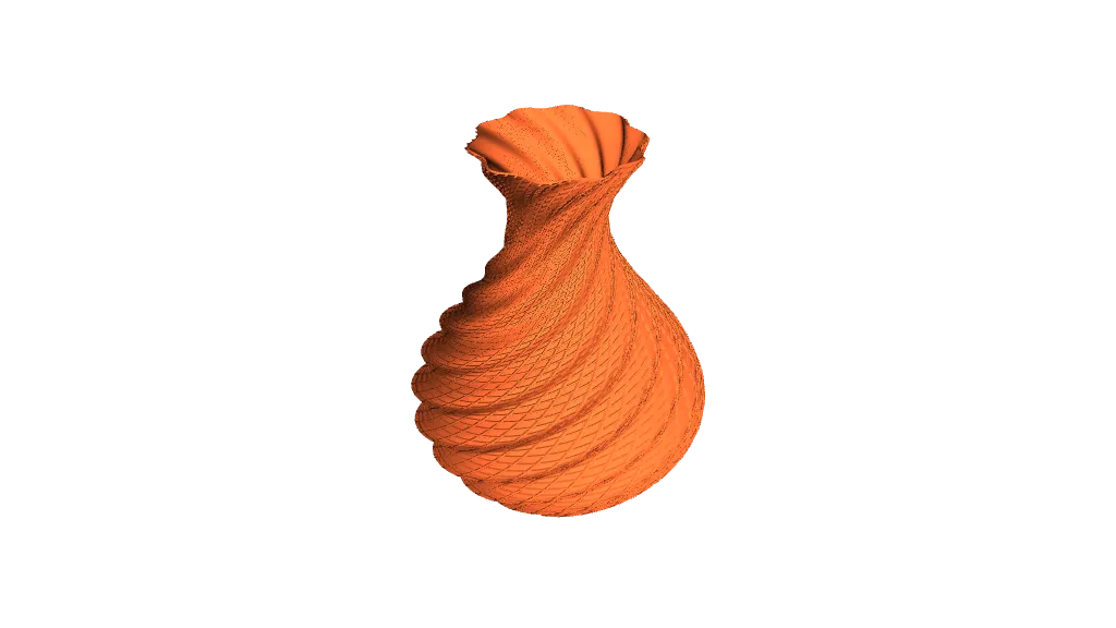 Vase with elegant mesh decor. by Lolcio | Download free STL model ...