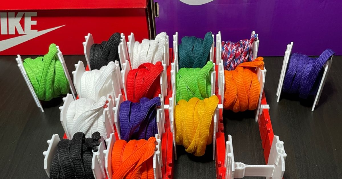 Shoe laces organizer by Szachu | Download free STL model | Printables.com