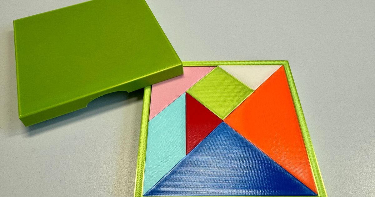 Tangram - case (obal) by AnnaV. | Download free STL model | Printables.com