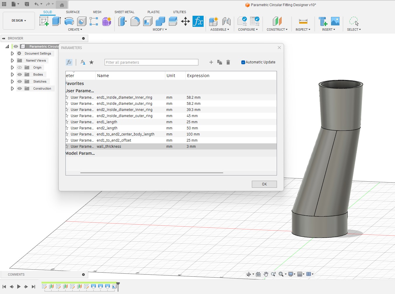 Parametric Hose & Pipe Adapter Model par Scott711 | Téléchargez ...