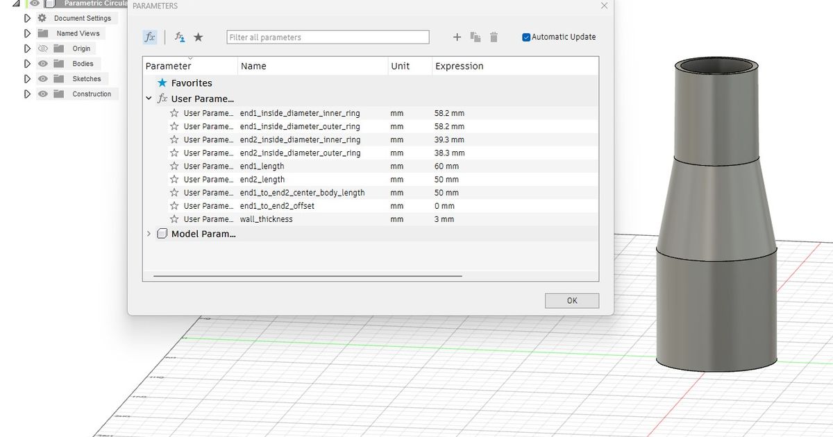 Parametric Hose & Pipe Adapter Model par Scott711 | Téléchargez ...