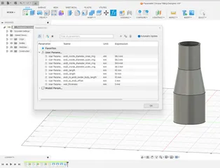 Parametric Pipe Adapter by Rafael | Download free STL model ...