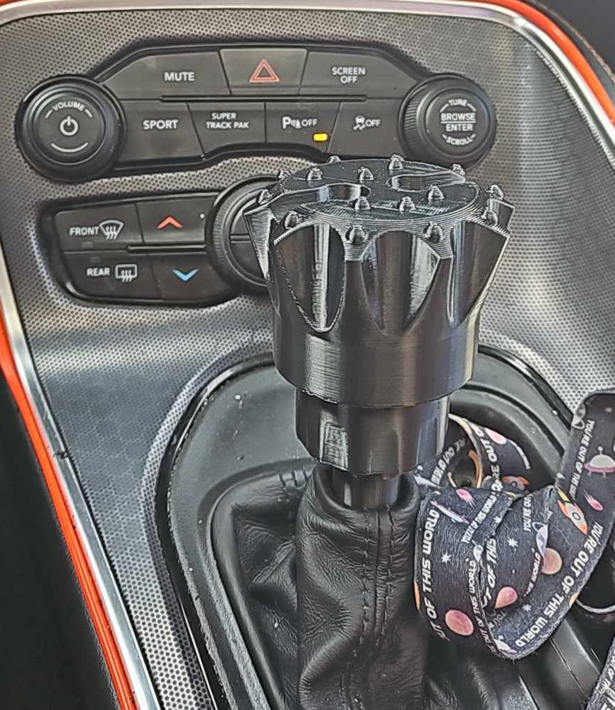 Dodge Charger / Challenger SRT Shifter Knob with Adapters por aaahmedms ...