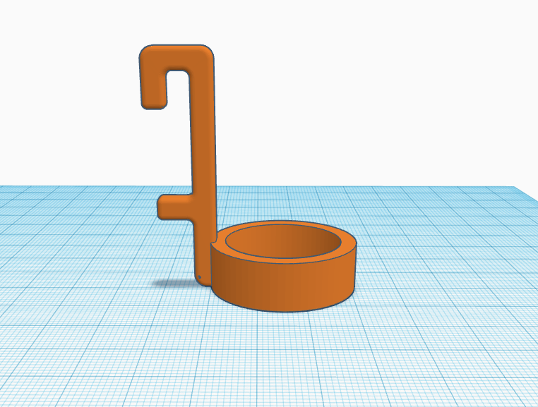 Skadis Ikea Hook with Hoop by merecat | Download free STL model ...