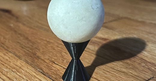 Simple Sphere Stand (scalable as needed) by LincolnRaspberry | Download ...
