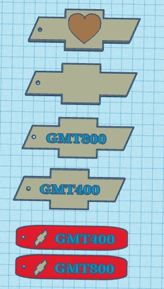 chevy keychains by bud | Download free STL model | Printables.com