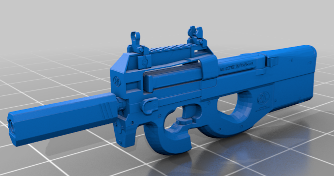 CLASSIFIED P90 WITH SILENCER par VipersBlood | Téléchargez gratuitement ...