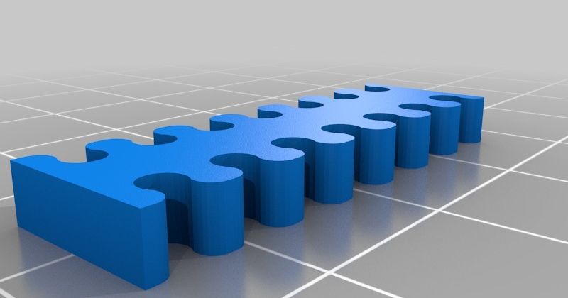 8+6 Cable Comb by Hackthis02 | Download free STL model | Printables.com