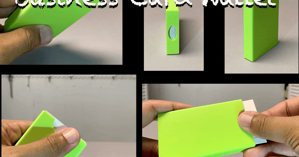 Business Card Wallet | Lightweight Holder/Carrier by LTB3D | Download ...