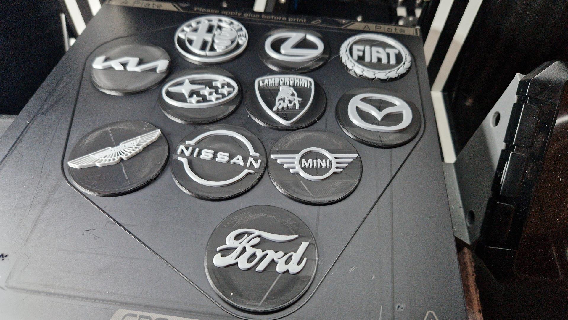 Some more car brand logo badges by DonKeulito | Download free STL model ...