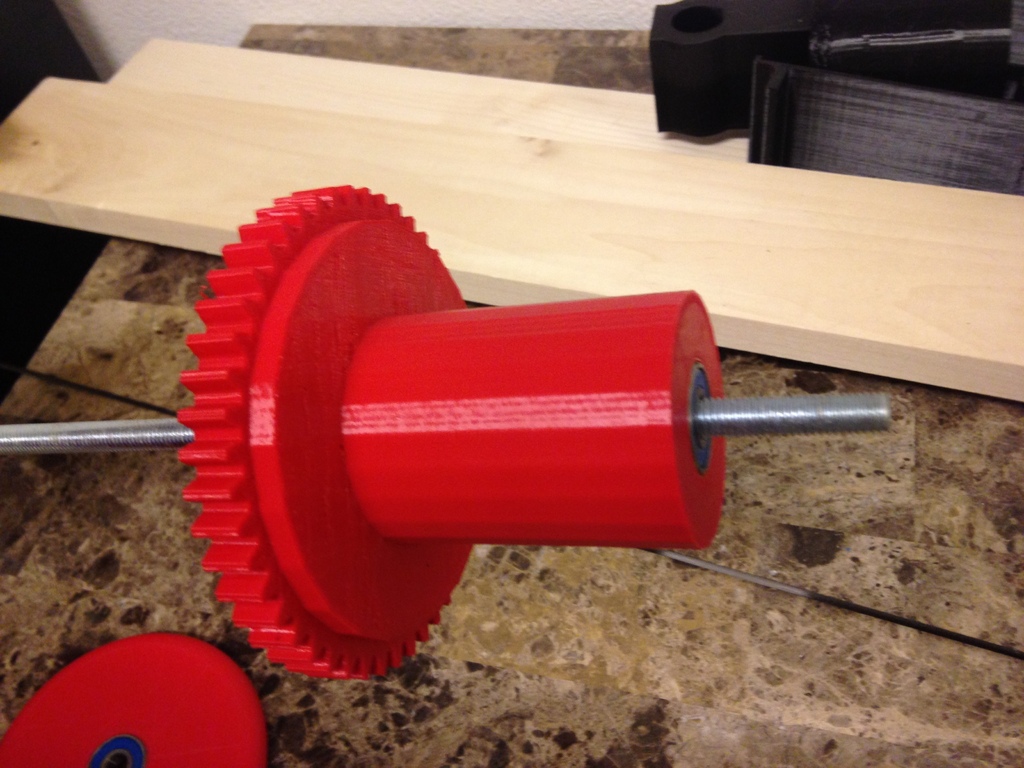 50mm gear/spool solution for filiament winder. by drandolph | Download ...