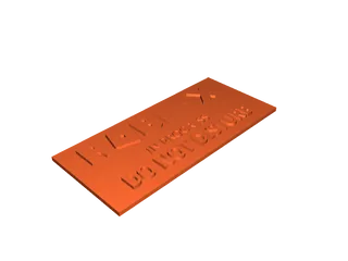 Roblox Sign by ubex | Download free STL model | Printables.com