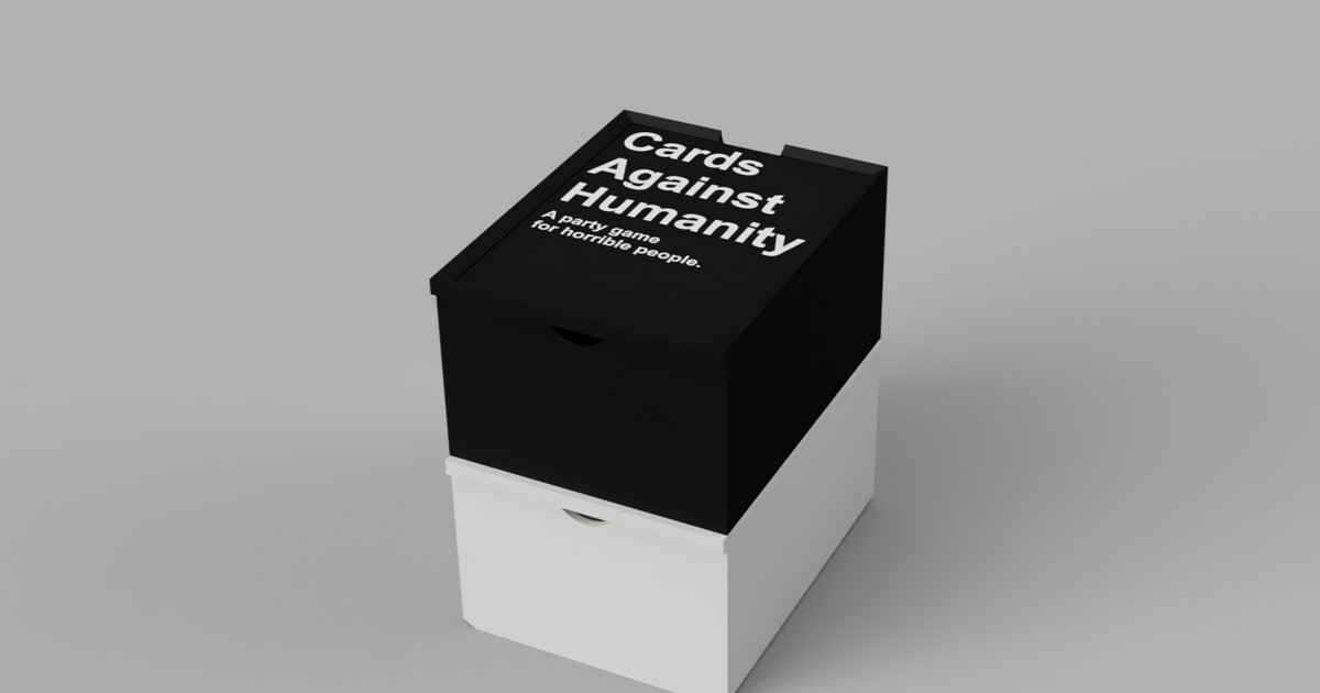 Stackable Card Box Cards Against Humanity + f3d File by Titafubaki ...