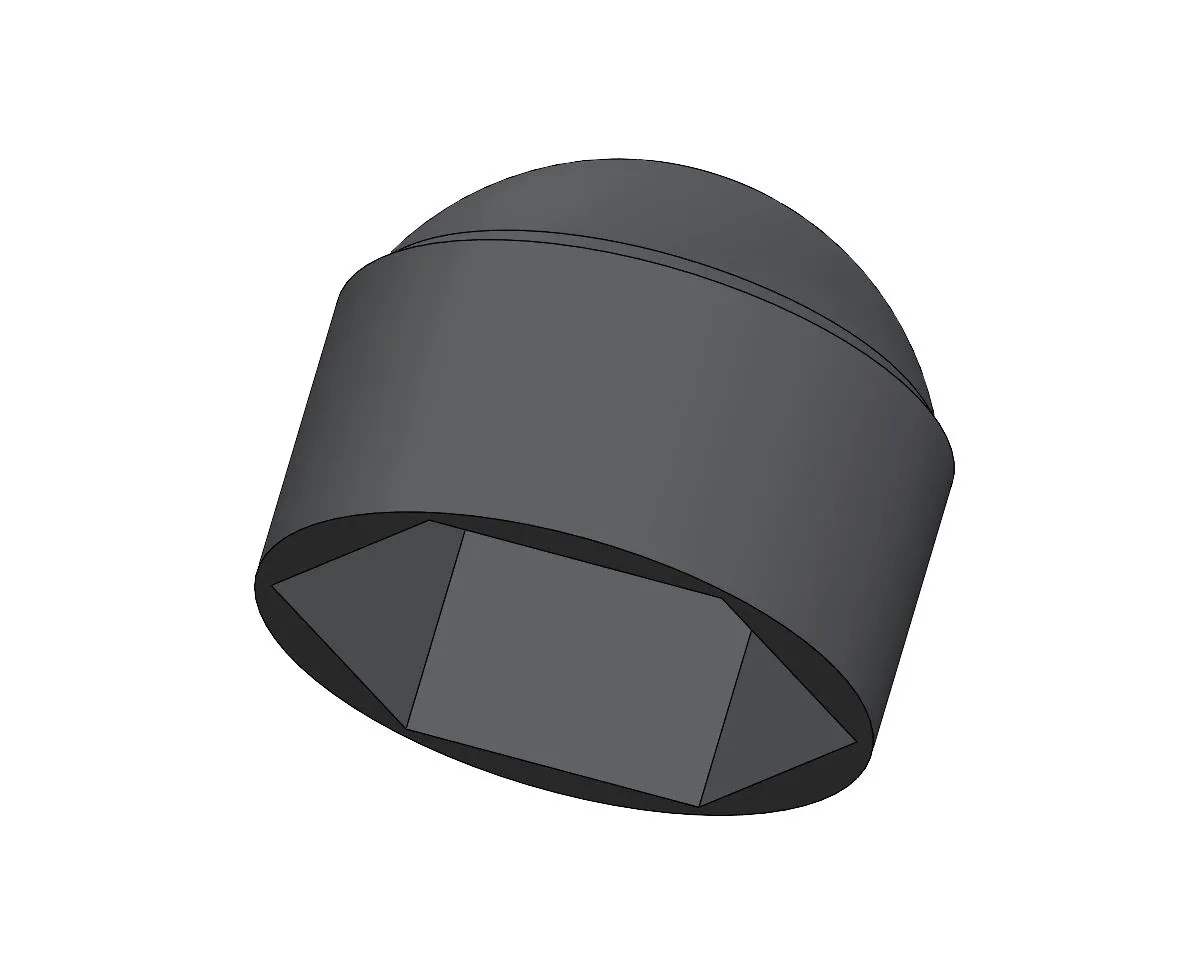 Hexagon nut cap by Radek | Download free STL model | Printables.com