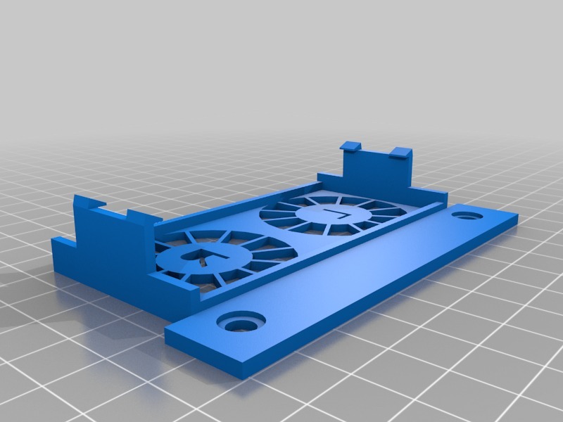 Cooling Fan mount and fan guard. by drandolph | Download free STL model ...