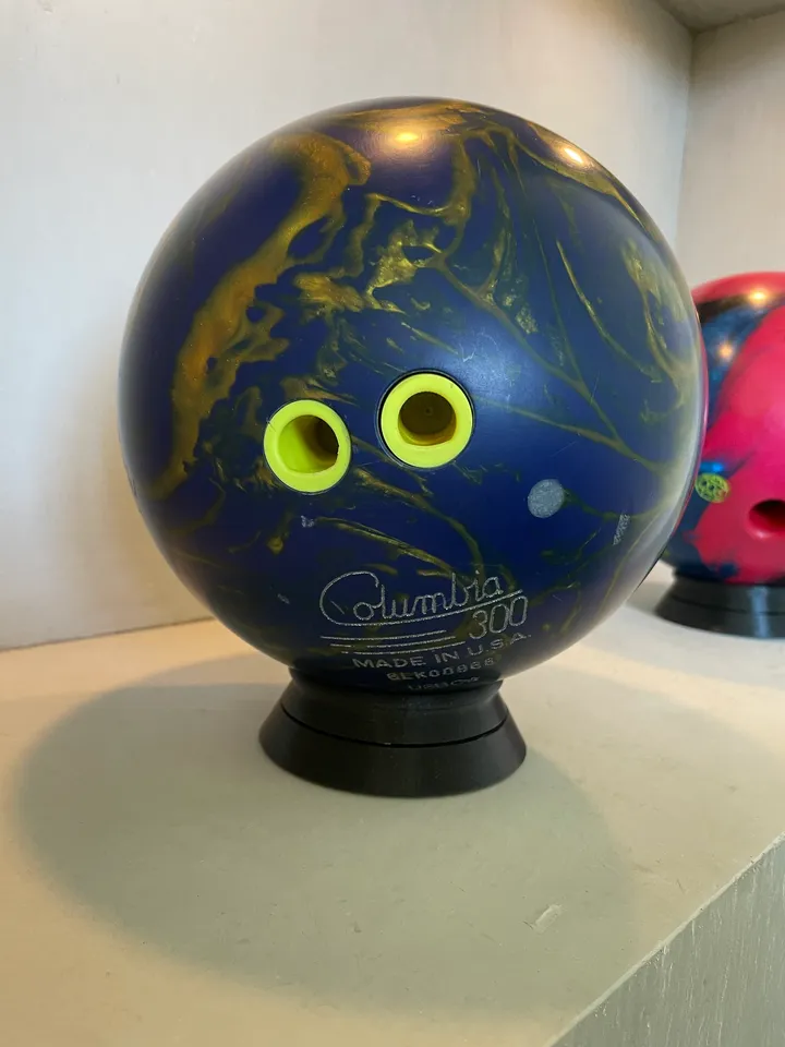 Rotating Bowling Ball Holder by dj_redbird | Download free STL model ...