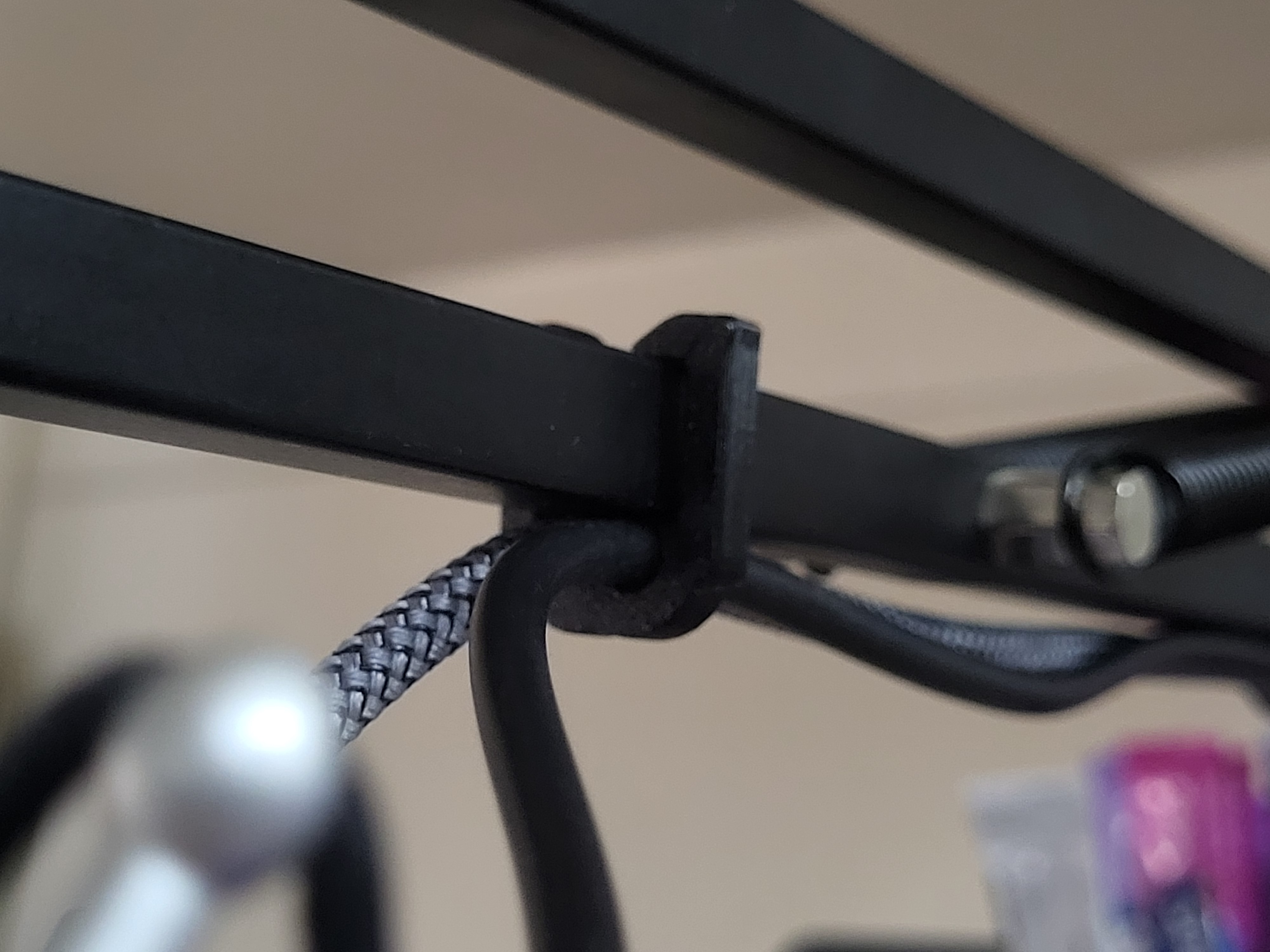 Mic Arm Stand Cable Clip by mozWORLD | Download free STL model ...