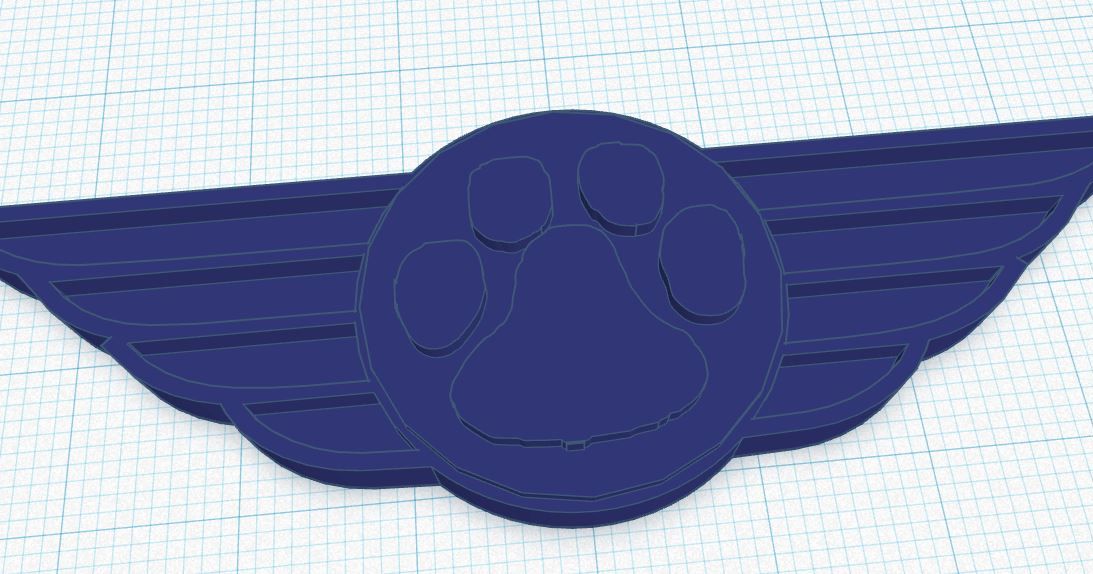 Childs Pilot Badge by Bryan Rector | Download free STL model ...