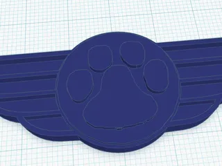Childs Pilot Badge by Bryan Rector | Download free STL model ...
