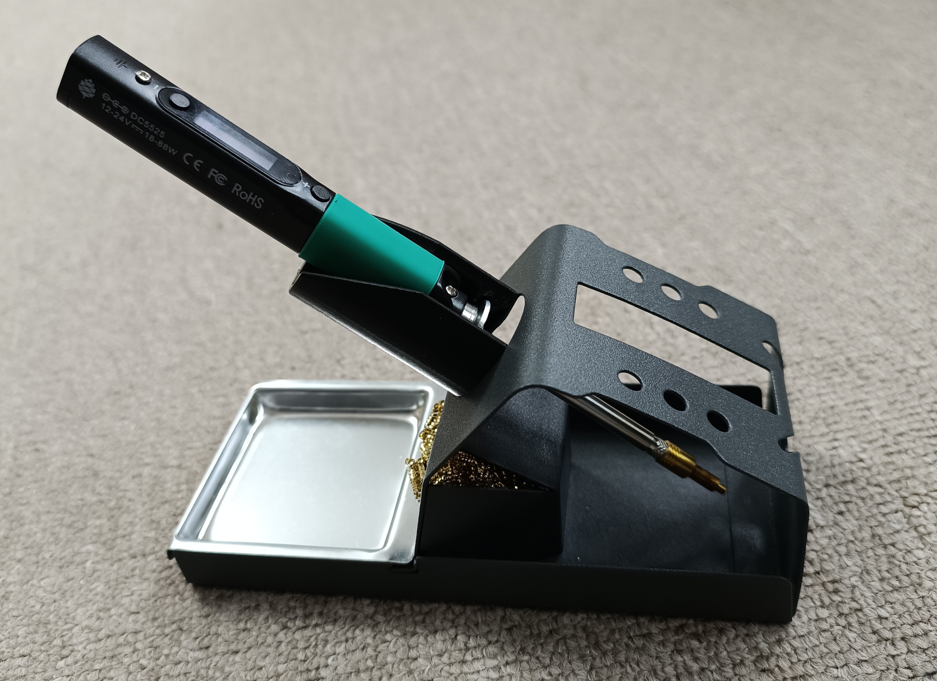 TS100, TS101 and Pinecil adapter for T12 Soldering holder by ...