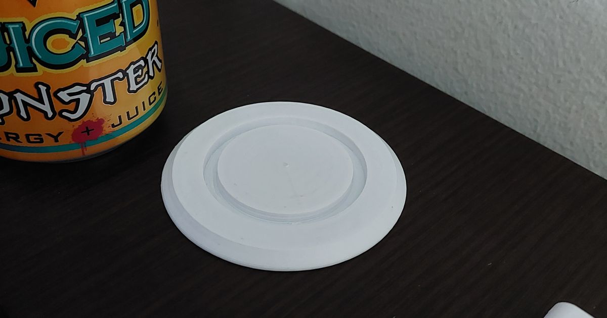 Energy Drink Can Coaster 500ml by GeorgePapas | Download free STL model ...