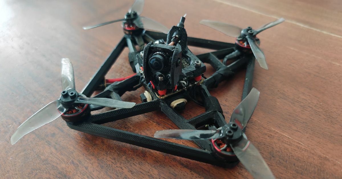 troy dgfpv 3inch fpv frame by dg fpv | Download free STL model ...