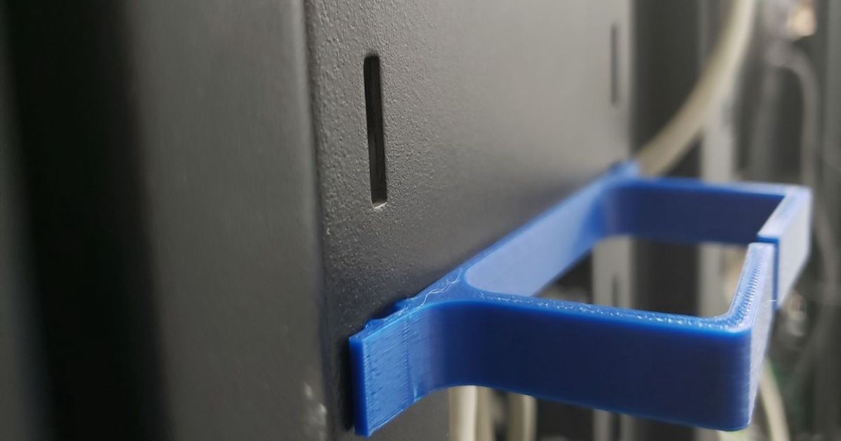 SERVER RACK CABLE HOOK WITH CLIPS INSTEAD OF NEEDING SCREWS by ...