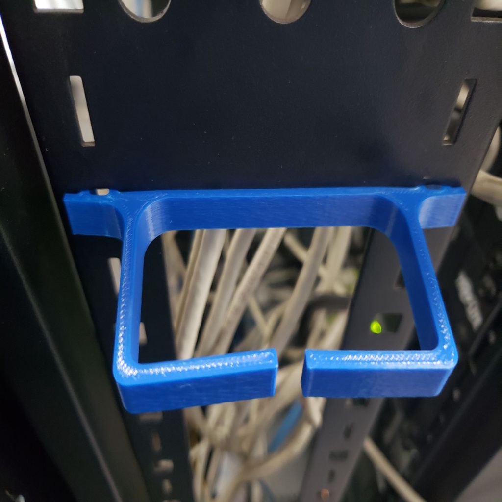 SERVER RACK CABLE HOOK WITH CLIPS INSTEAD OF NEEDING SCREWS by ...