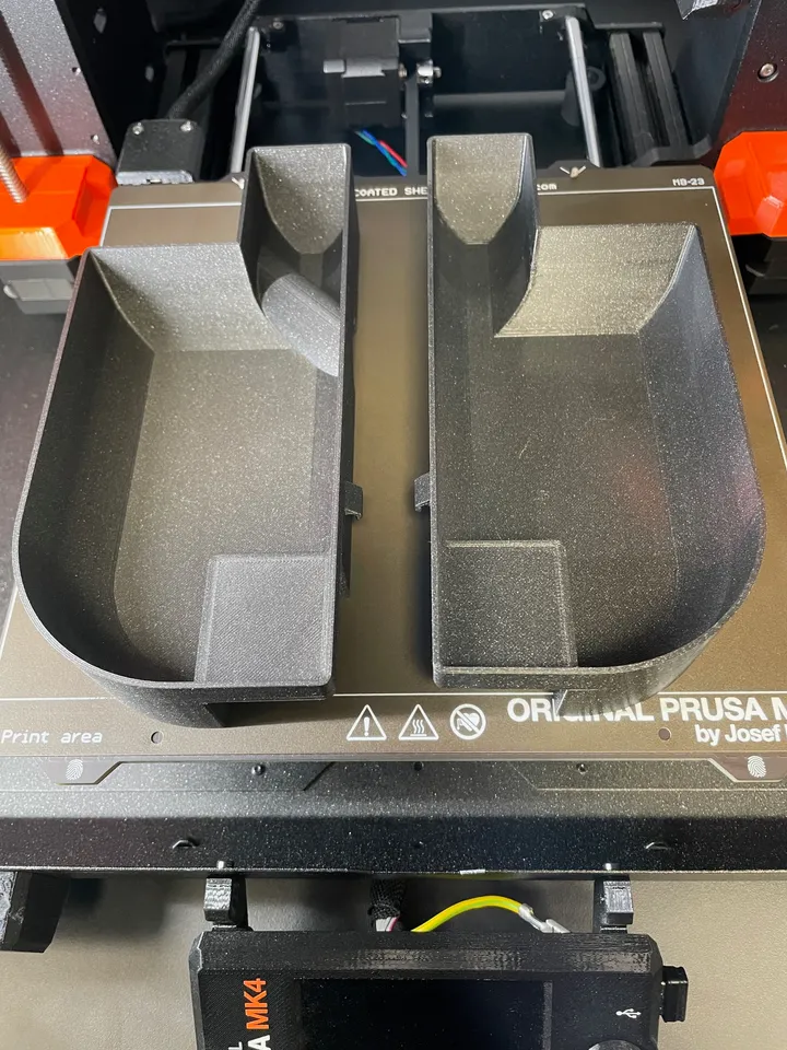 Prusa MK4 bin left for original Prusa enclosure by UM3D | Download free STL model | Printables.com