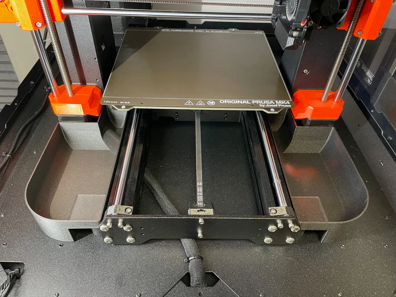 Prusa MK4 bin left for original Prusa enclosure by UM3D | Download free STL model | Printables.com