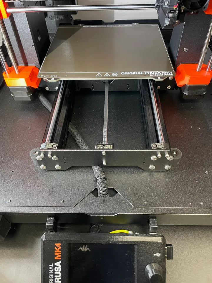 Prusa MK4 bin left for original Prusa enclosure by UM3D | Download free STL model | Printables.com