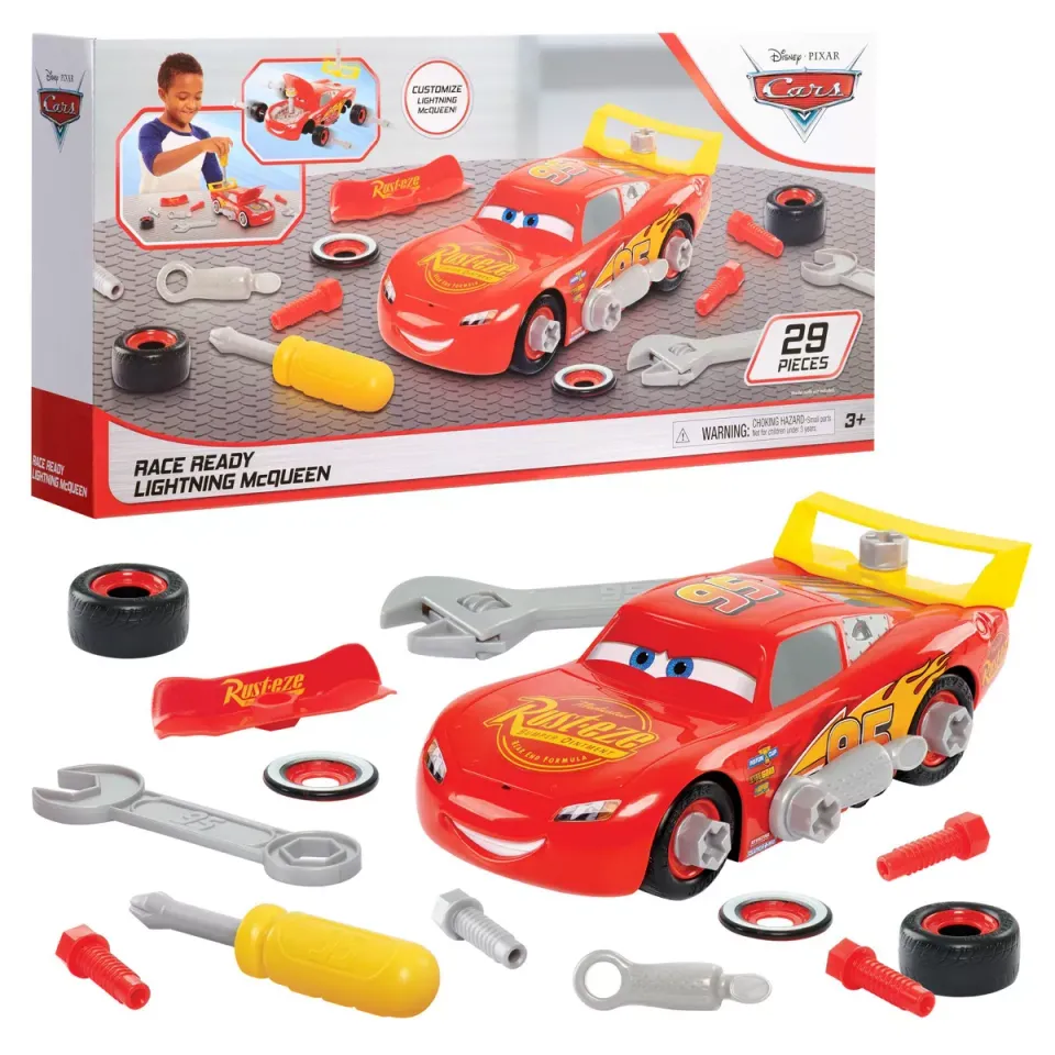 Replacement Screw & Wheel - Lightning McQueen Car Builder by T ...
