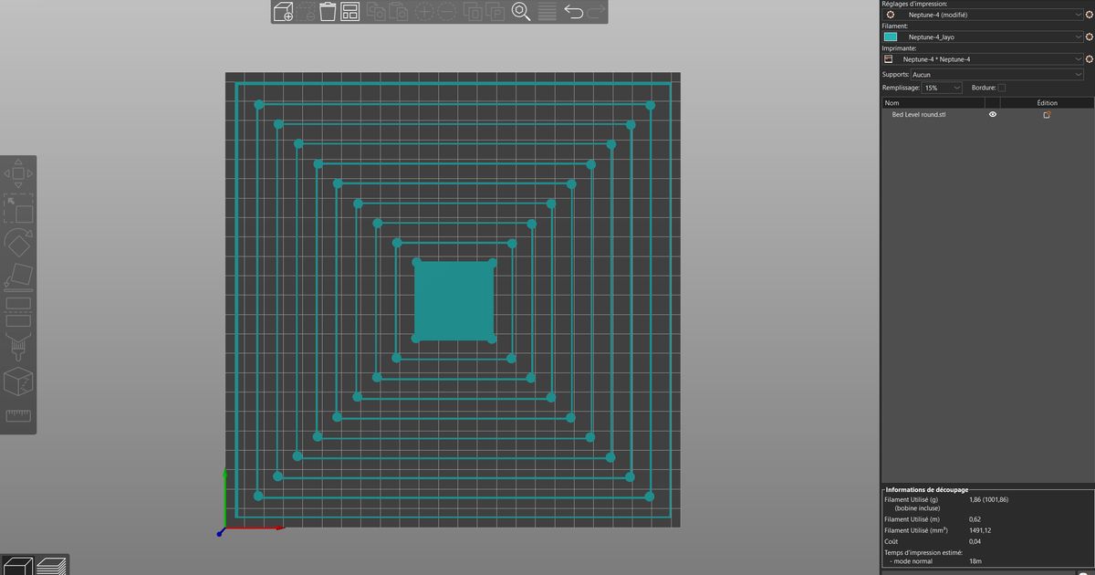 Bed Level Neptune 4/4 Pro by Imprim'ER | Download free STL model ...