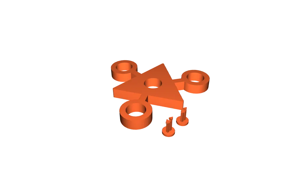 triangle fidget spinner by Ian Vargas | Download free STL model ...