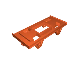 Oo gauge railway wagon chassis by Detailrail | Download free STL model ...