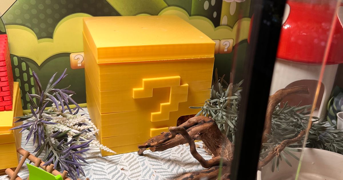 Mario themed Reptile Hide by Ryan Kennedy | Download free STL model ...