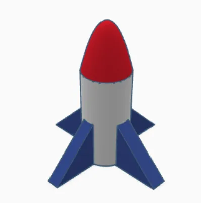 Simple rocket. by 3d Hub | Download free STL model | Printables.com