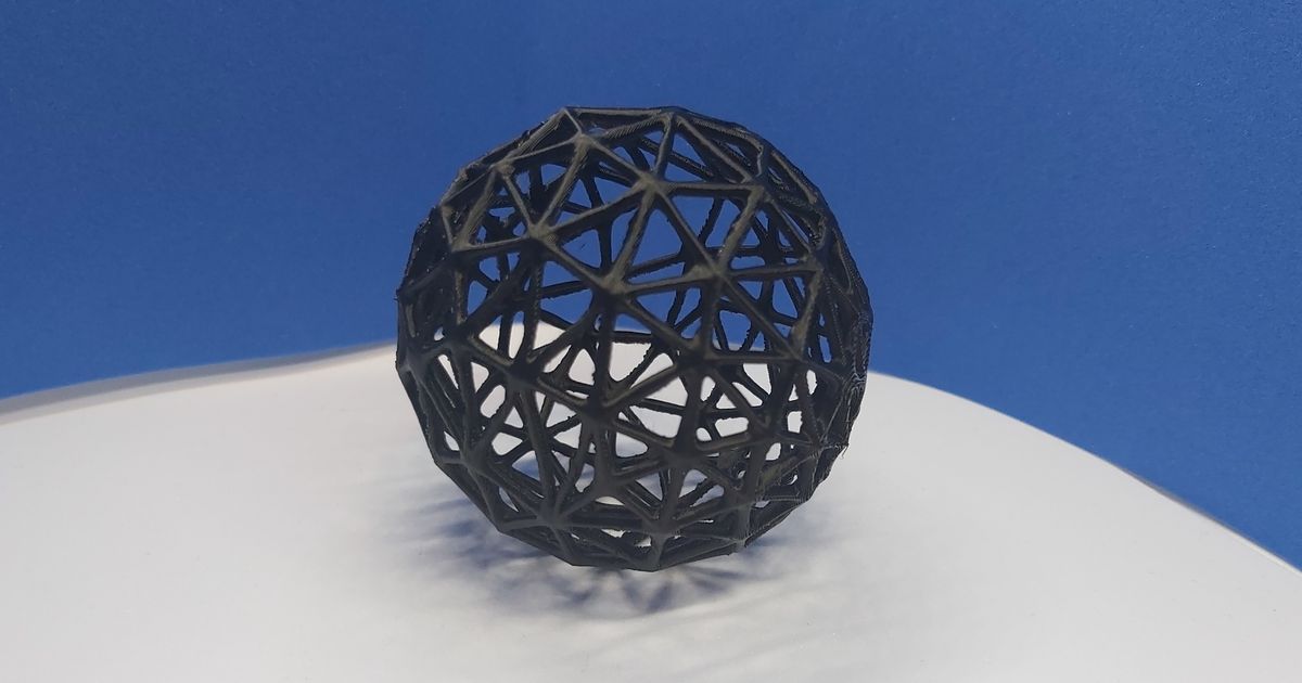 Airless Tennis Ball (Mesh Version) by LuBi Tech | Download free STL ...