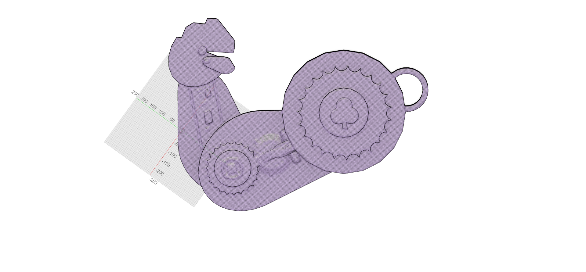 bionic arm keychain by Thomas | Download free STL model | Printables.com