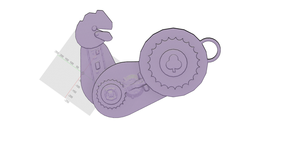 bionic arm keychain by Thomas | Download free STL model | Printables.com